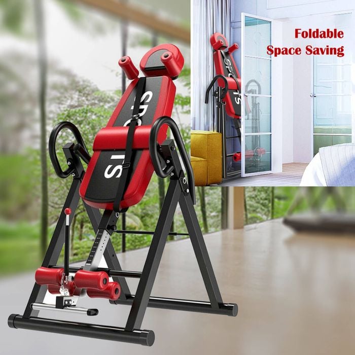 Gravity Inversion Table - Upside Down Machine - Heavy Duty - Red ...