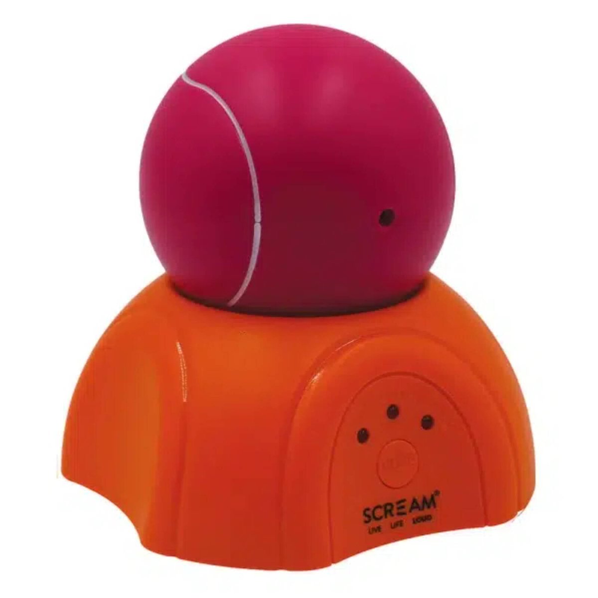 Scream Laser Light Ball With Stand Cat/dog Toy Pink And Orange ...