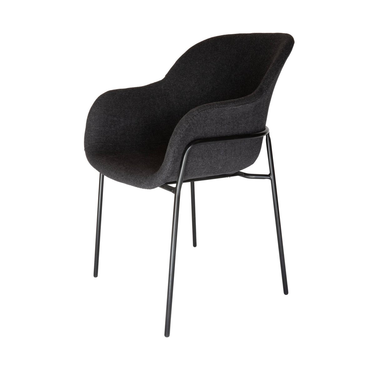 SK Designer Living | Milan Fabric Dining Chair | Charcoal - Bunnings ...
