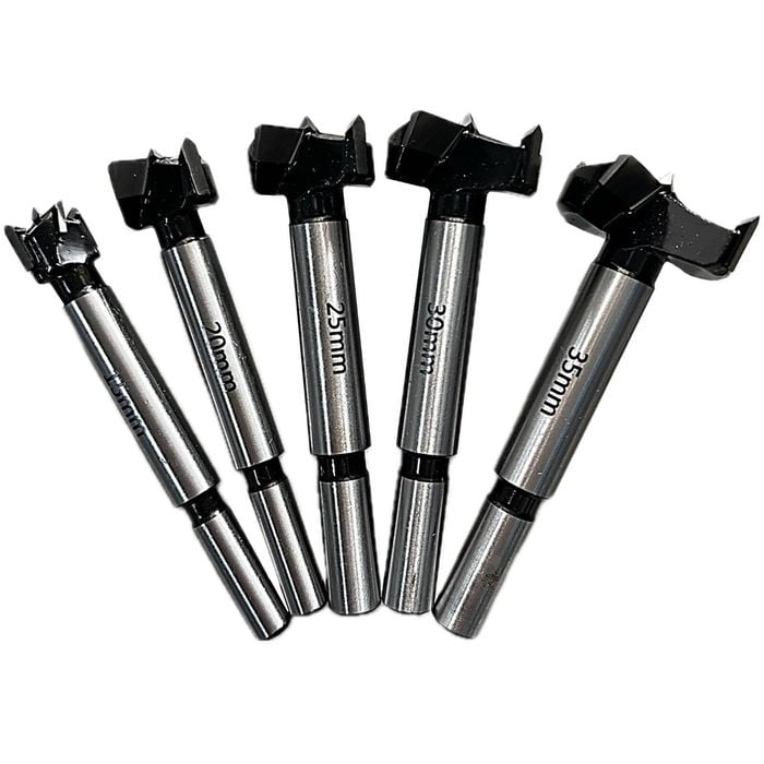 Ultra 5 Piece Tungsten Carbide Tipped Forstner Bit Set - Bunnings Australia