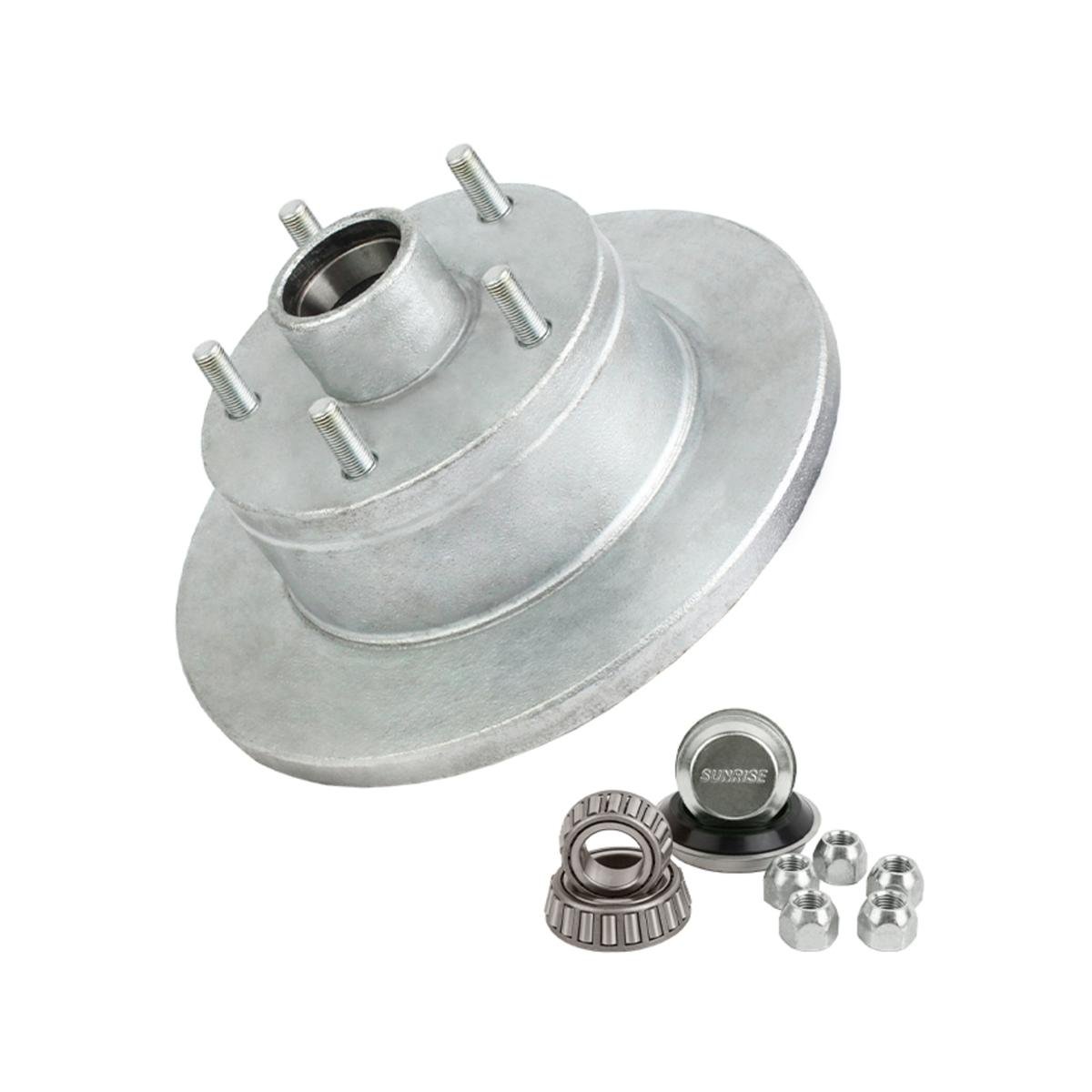 Sunrise Trailer Disc Hub Galvanised - Landcruiser 5 Stud, LM - HDLC5LMG ...