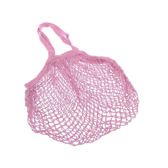 Appetito Cotton String Shopping Bag - Pink Long Handles - Bunnings ...