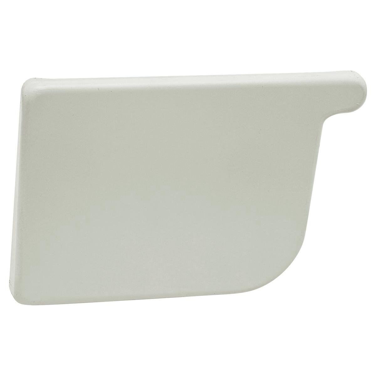 COLORBOND 115mm LH Quad Gutter Stop End - Surfmist - Bunnings Australia