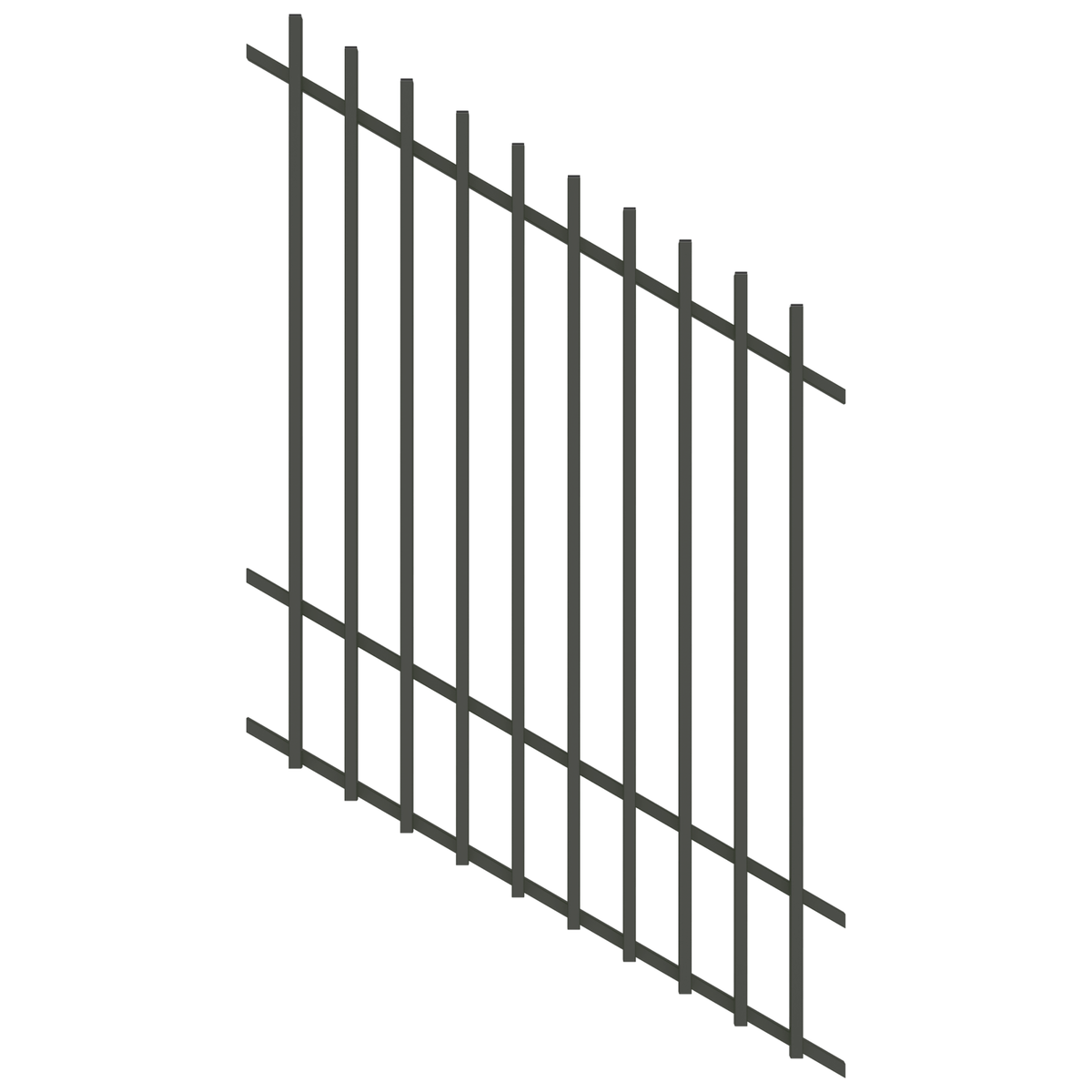 ProtectorAl 0350-1200W x 1500H Woodland Grey Radiator Pool Fence Panel ...