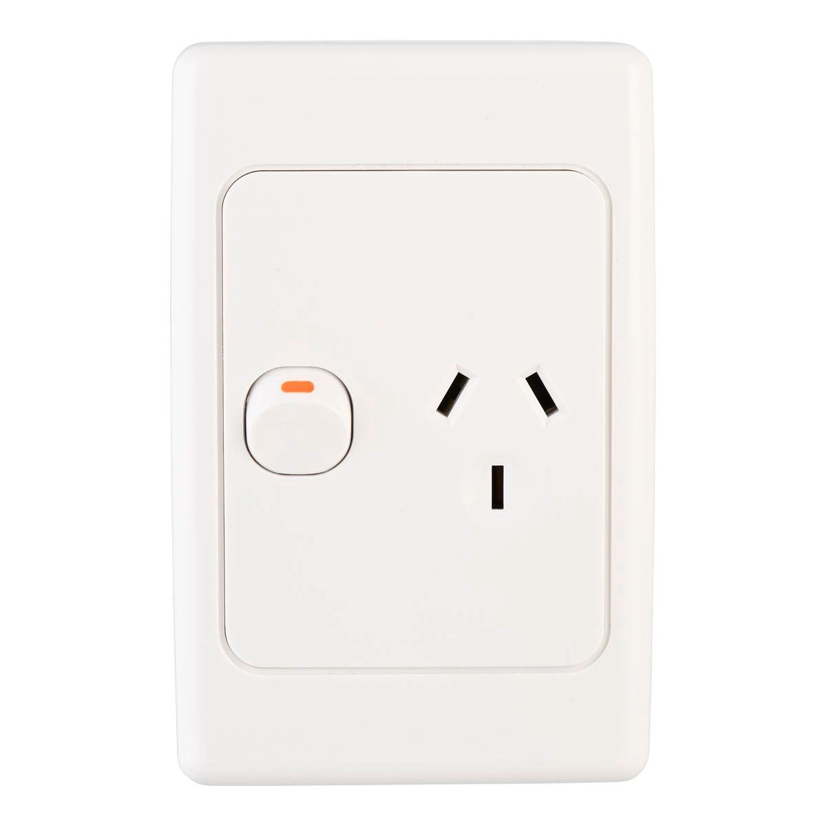 Deta White Single Vertical Powerpoint - Bunnings New Zealand