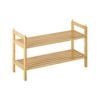 Flexi Storage Living Natural Stackable 2 Tier Bamboo Shoe Rack ...
