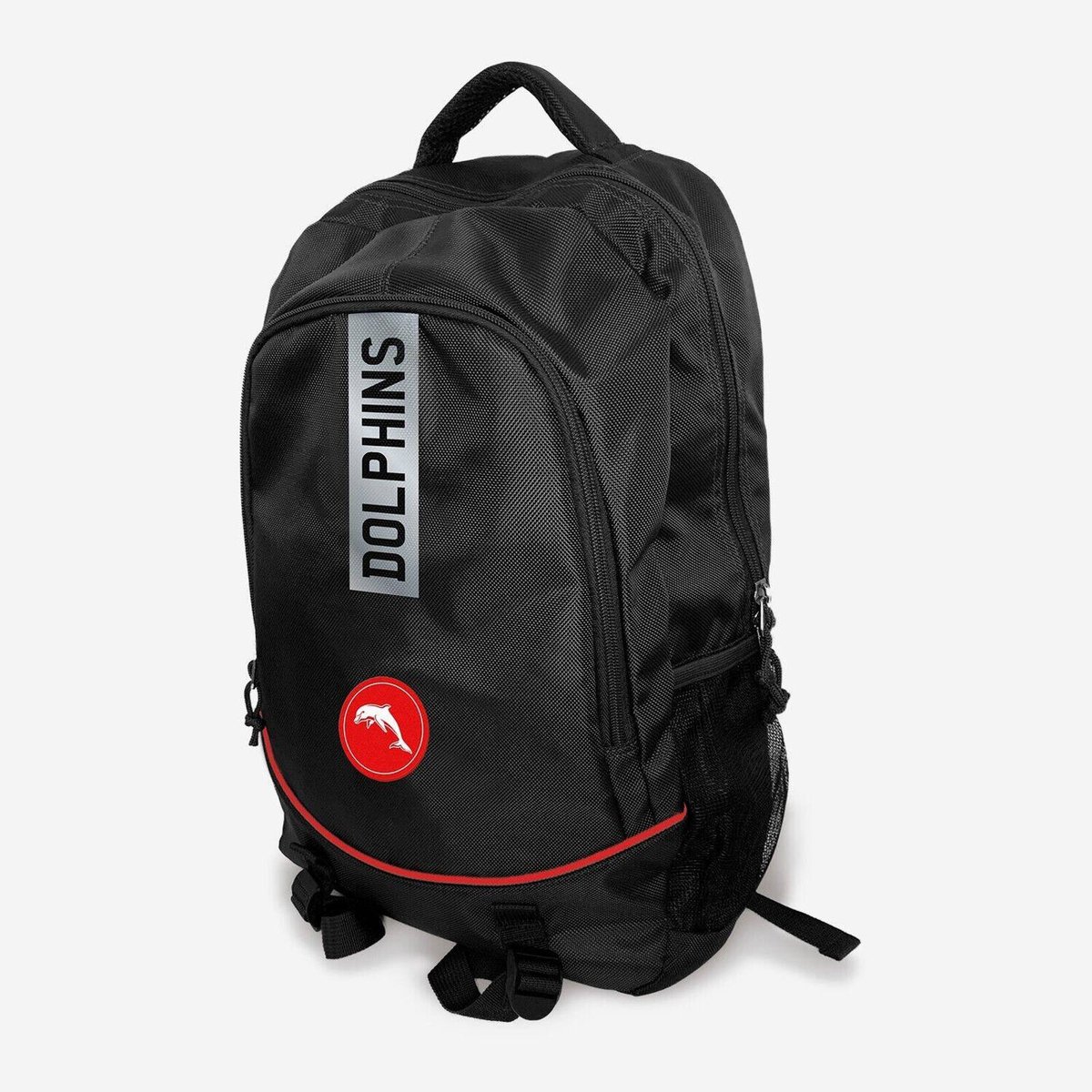 NRL Stirling Backpack - Dolphins - 49x32x12cm - Nylon Bag - Bunnings ...