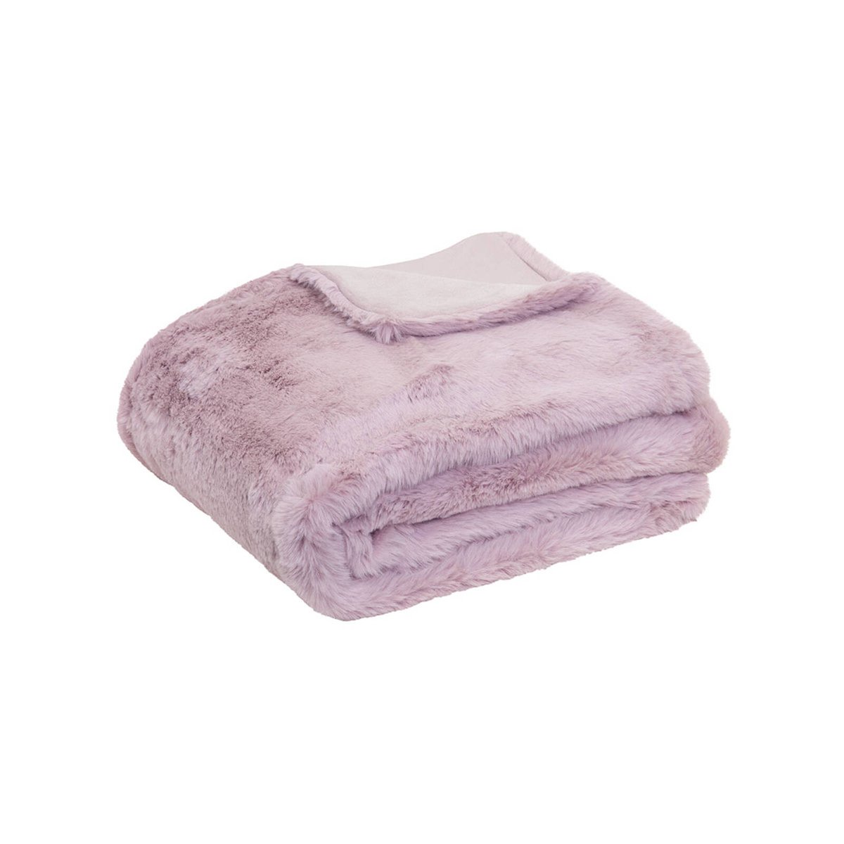 J.Elliot Home Arlo Super Plush Faux Fur Throw Rug 130 x 160 cm Lilac ...