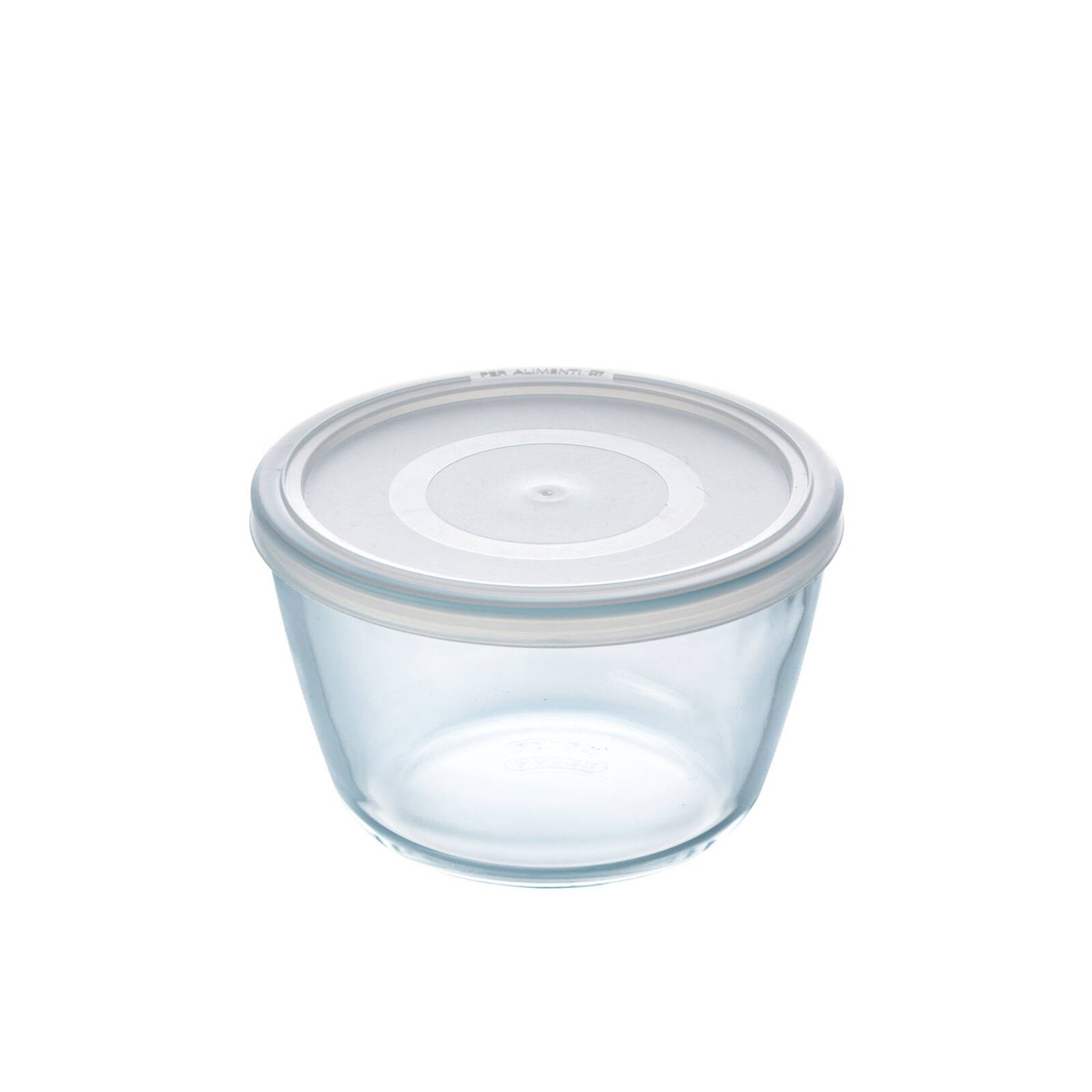 Pyrex Cook & Freeze Round Tall Glass Storage 1.1L White - Bunnings ...