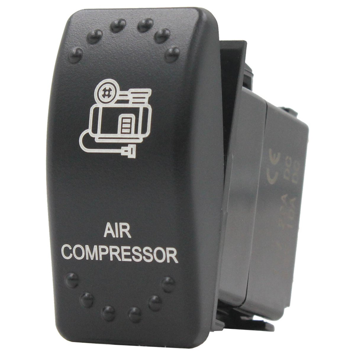 Switch Boss Dual White LED Laser Etched Rocker Switch - Air Compressor ...