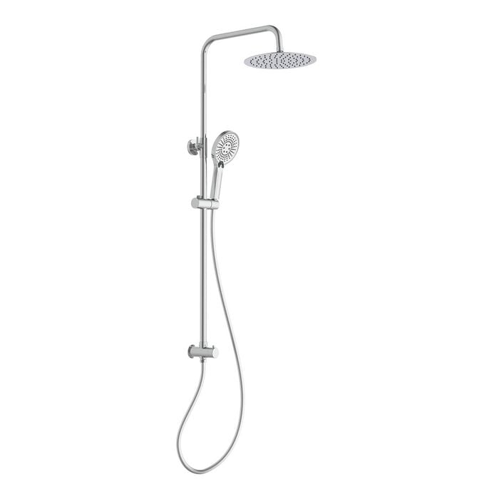 Resonance Chrome 5 Function Exposed Rail Shower and Hand Set WELS 3 ...