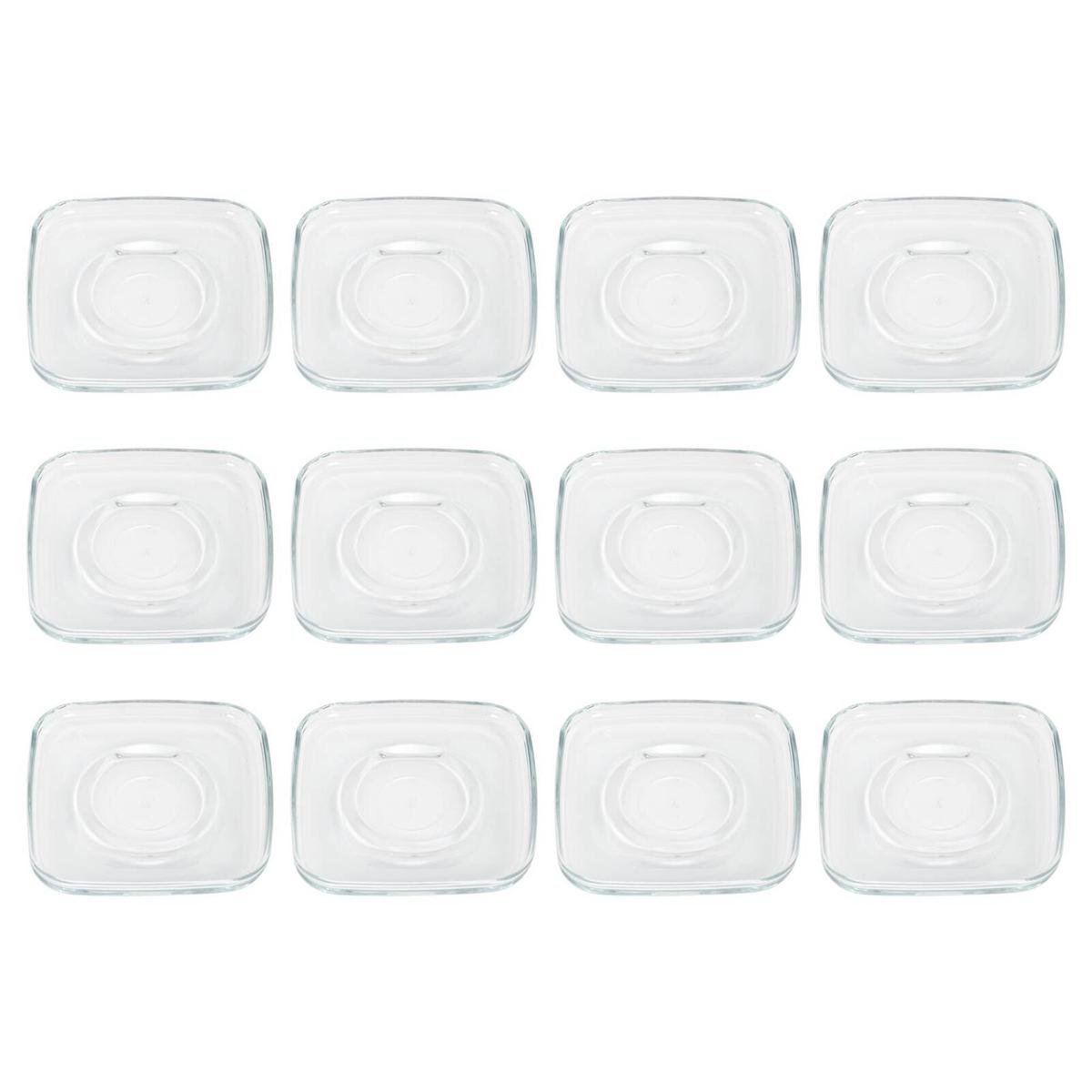 Cozy Glass Cappuccino Saucers - 16.5cm - Pack of 12 - Bunnings Australia