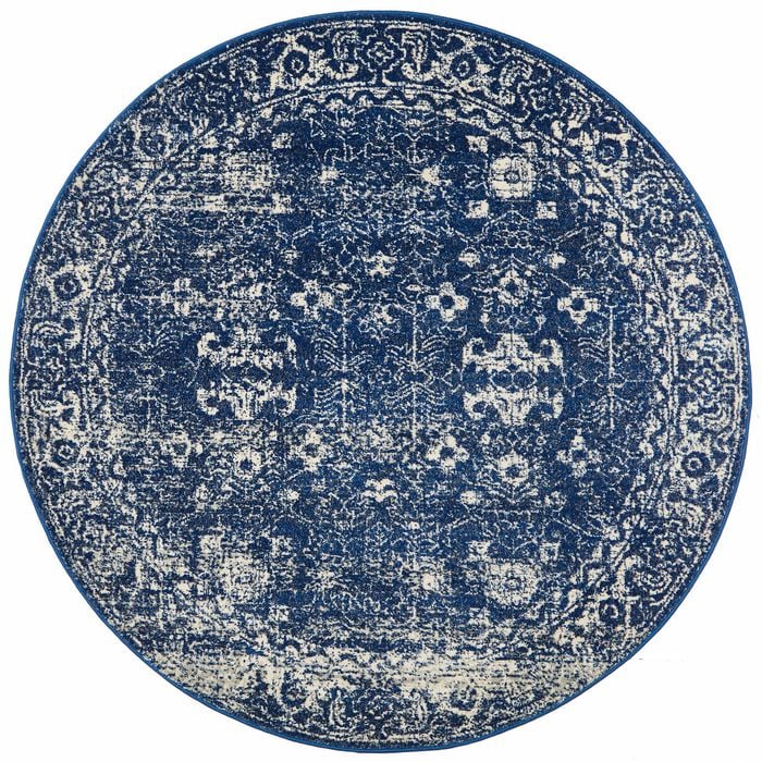 Sense 252 Navy 240X240Cm Rug - Bunnings Australia