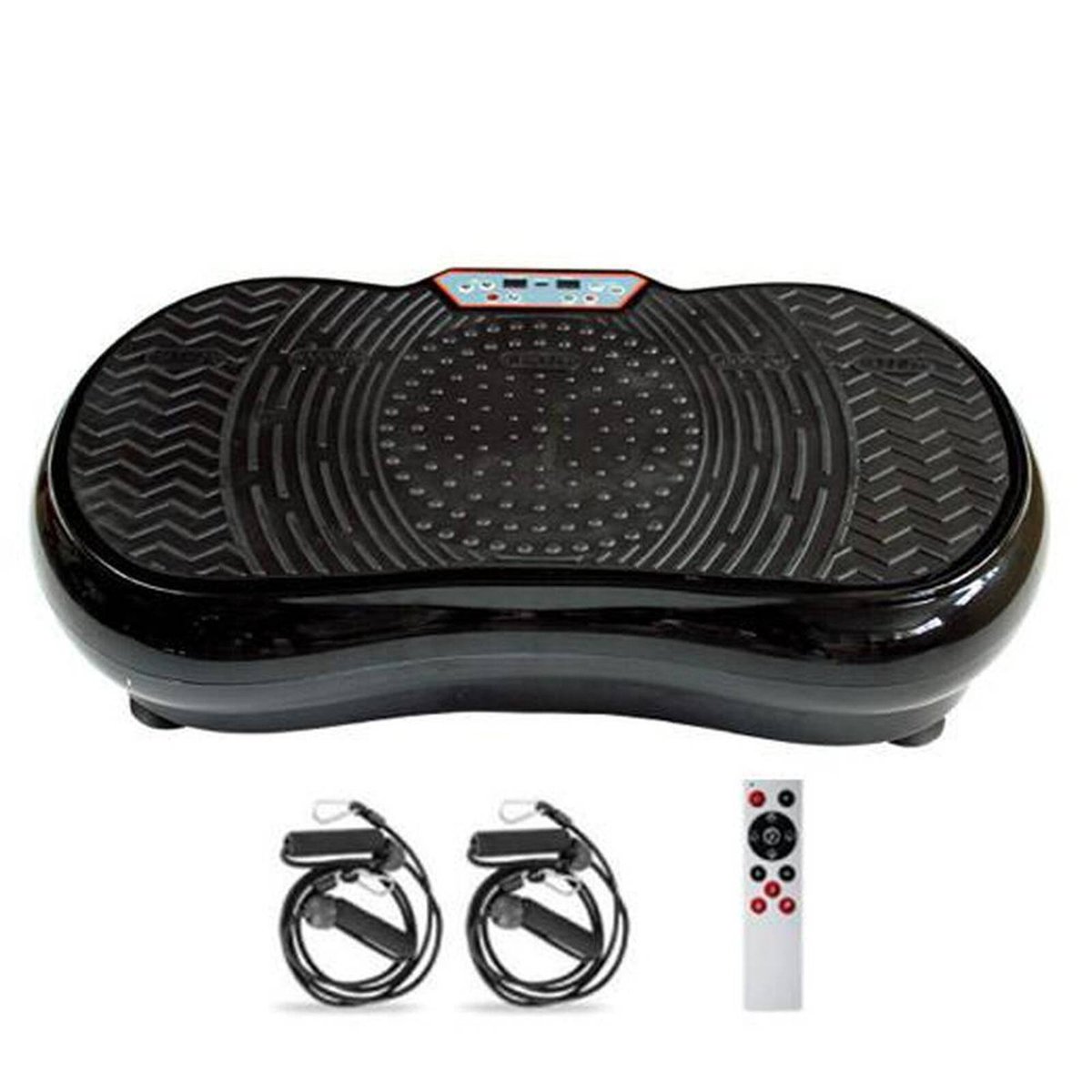 Black Vibration Machine Platform - Exercise Vibrating Plate - Whole ...