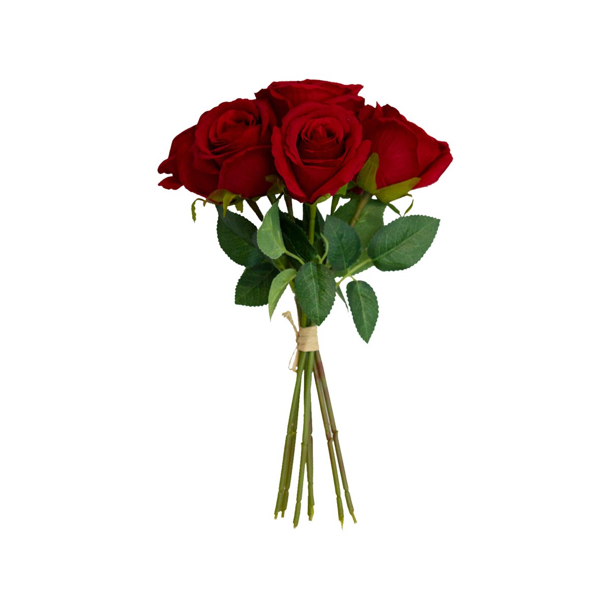 UN-REAL 30cm Red Rose Posy Artificial Flower - Bunnings New Zealand