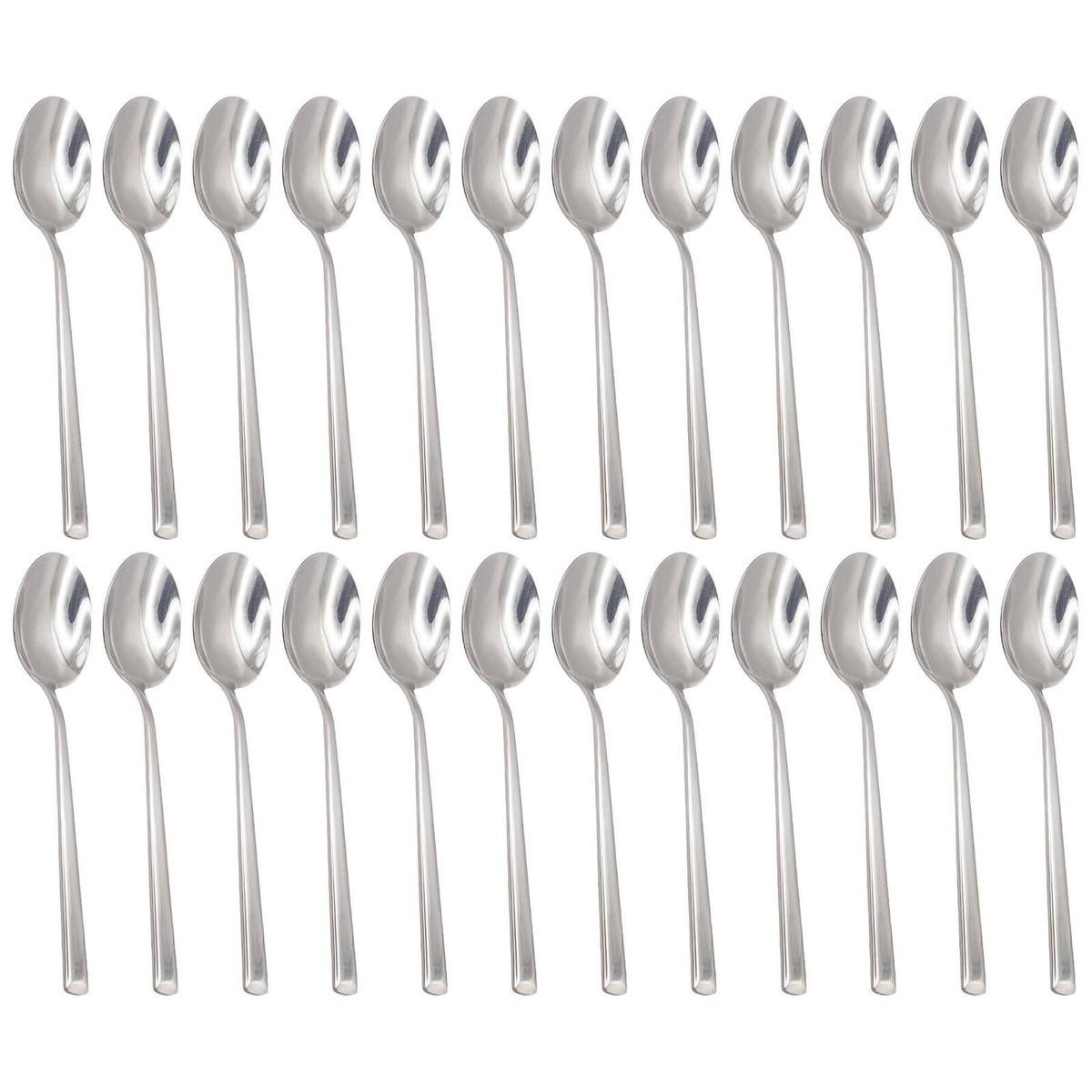 Tondo Stainless Steel Dessert Spoons - 21cm - Pack of 24 - Bunnings ...