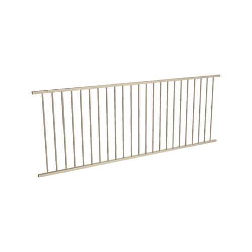 ProtectorAl 2400 x 900mm Paperbark Aluminium Garden Fence Panel Flat ...