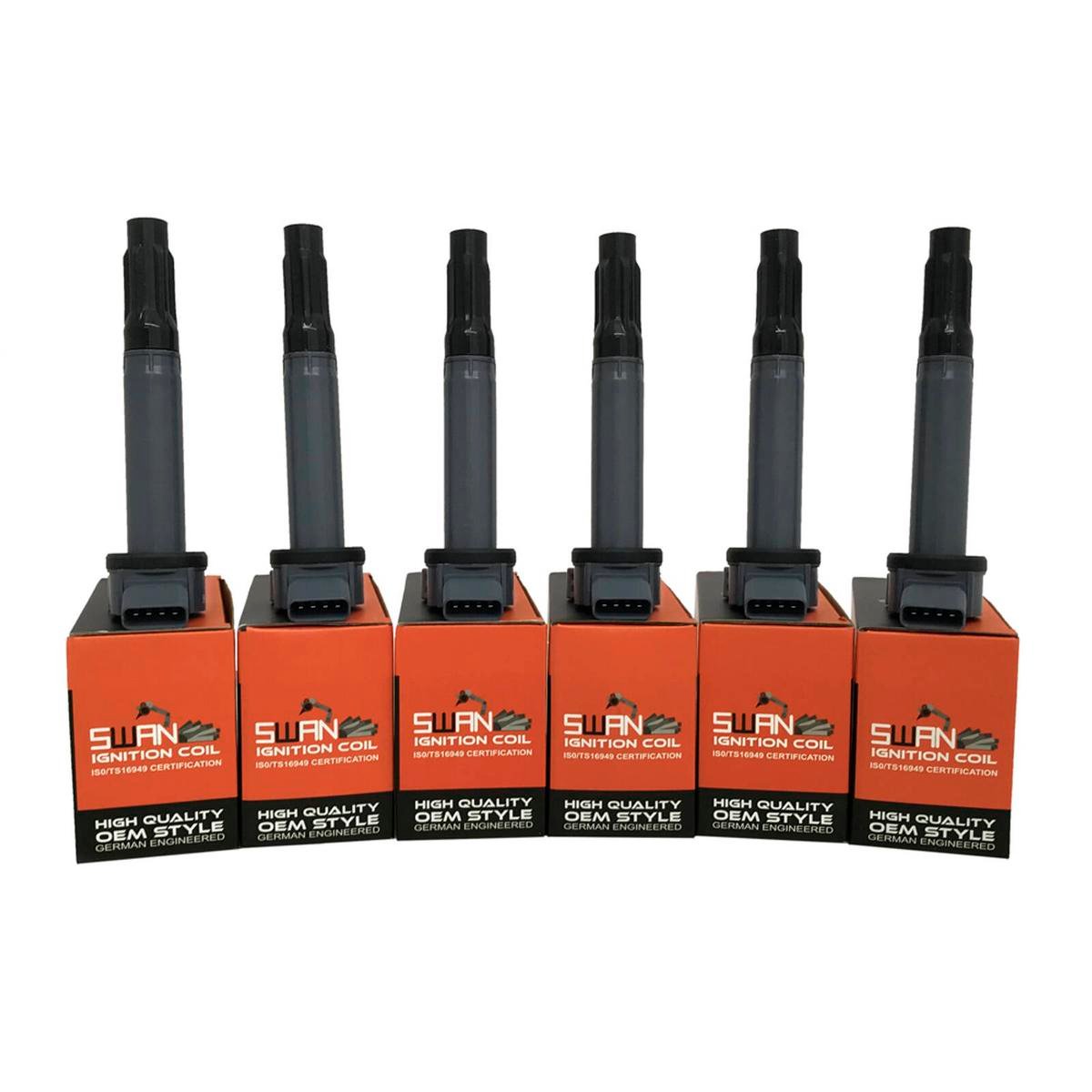 6-Pack SWAN Ignition Coil for Lexus ES350, RX350 & RX450h (3.5L ...
