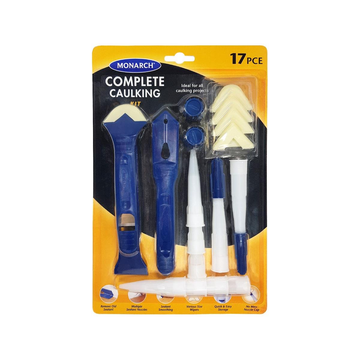 Monarch 17 Piece Complete Caulking Kit - Bunnings Australia