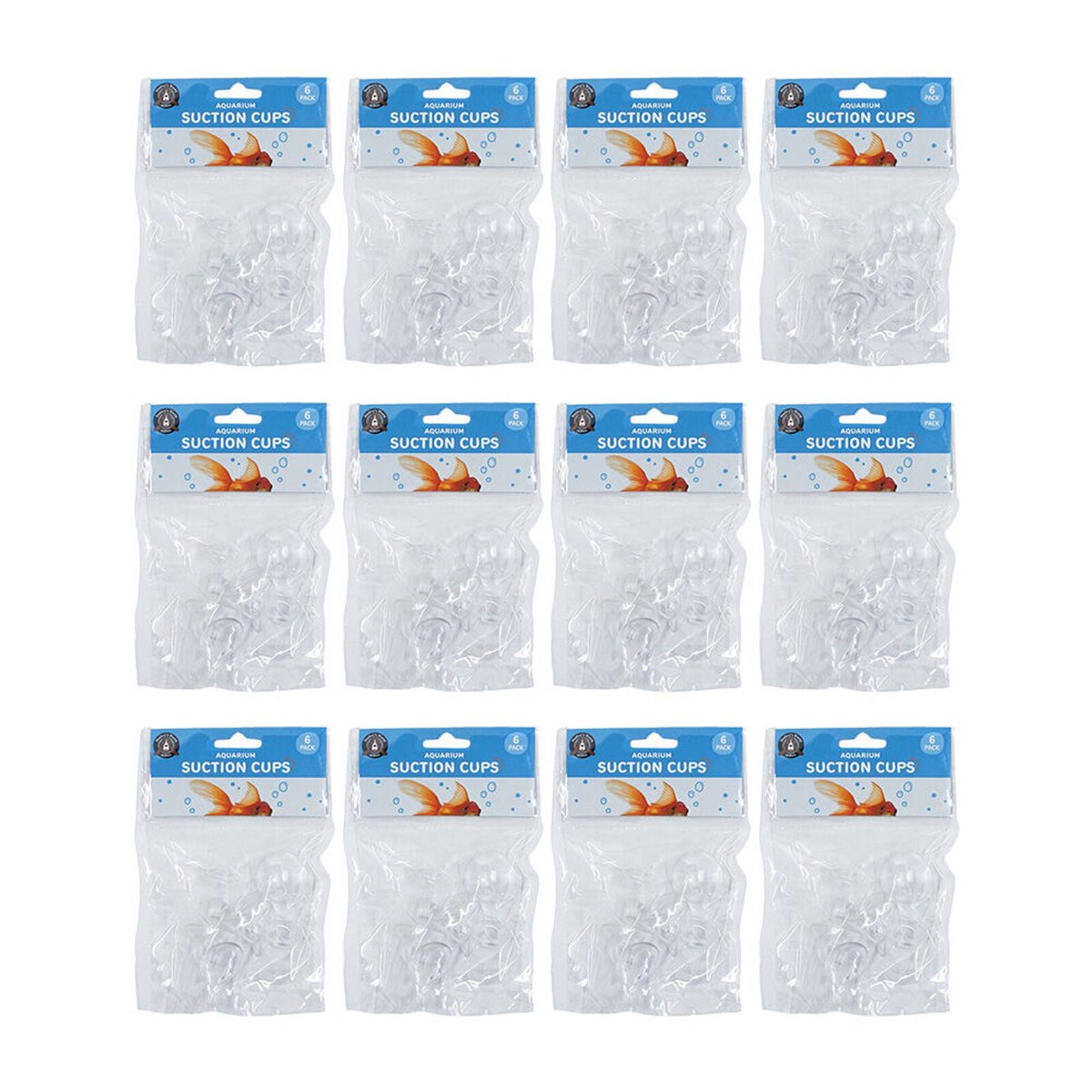 72pc Dudley's World Of Pets Aquarium/Fish Tank Suction Cups - Clear ...