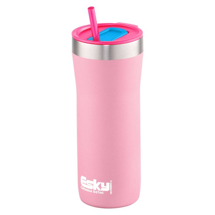 Esky 947ml Pink Cottesloe Tumbler With Straw - Bunnings Australia