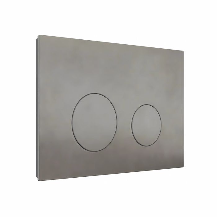 ZUMI Round Porcelain Flush Button - Marble Grey - Bunnings Australia