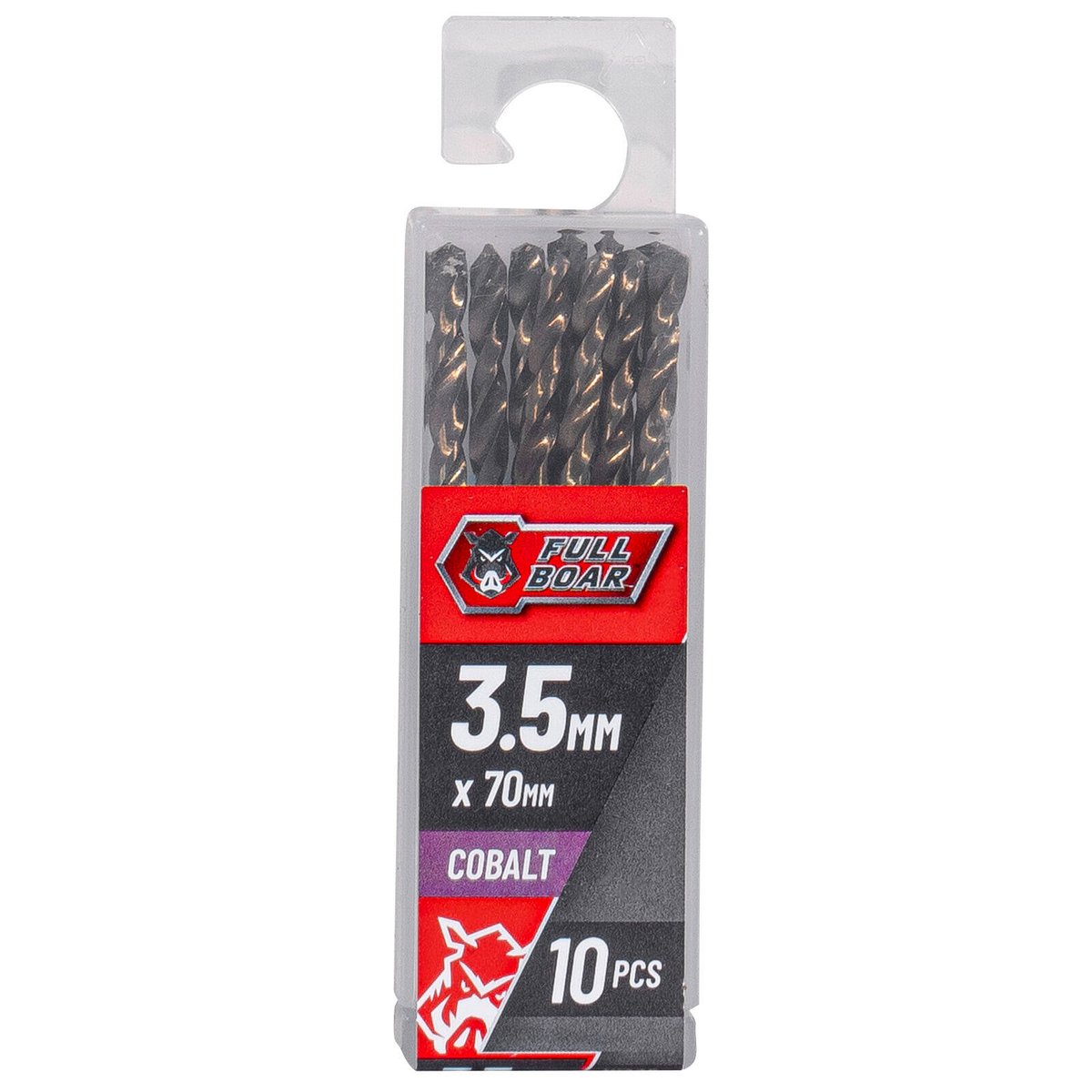 Full Boar 3.5mm M35 Cobalt Drill Bit - 10 Pack - Bunnings Australia