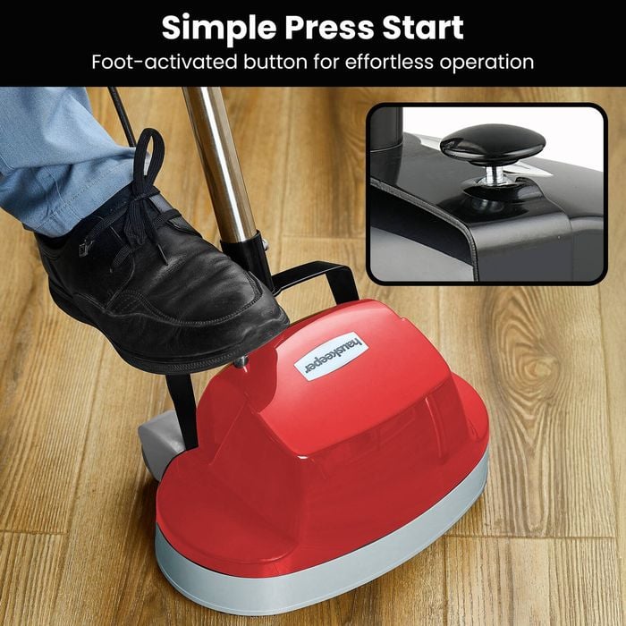 Hauskeeper 5 in 1 Electric 240V Floor Polisher with 6M Power Cable ...