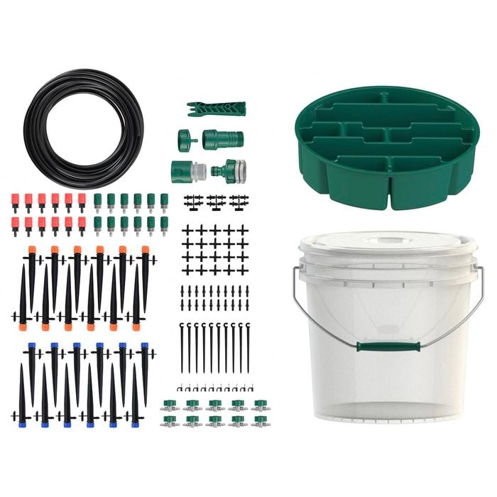 Garden Basics Drip Irrigation Kit with Storage Bucket - Bunnings Australia