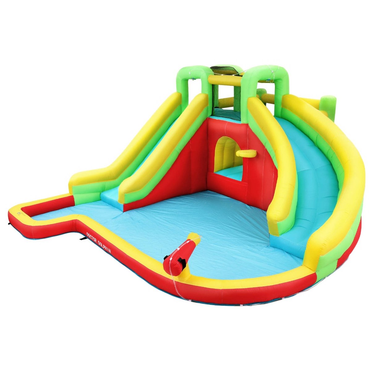 Kids Inflatable Pool Water Slide Park 575X445CM - Bunnings Australia