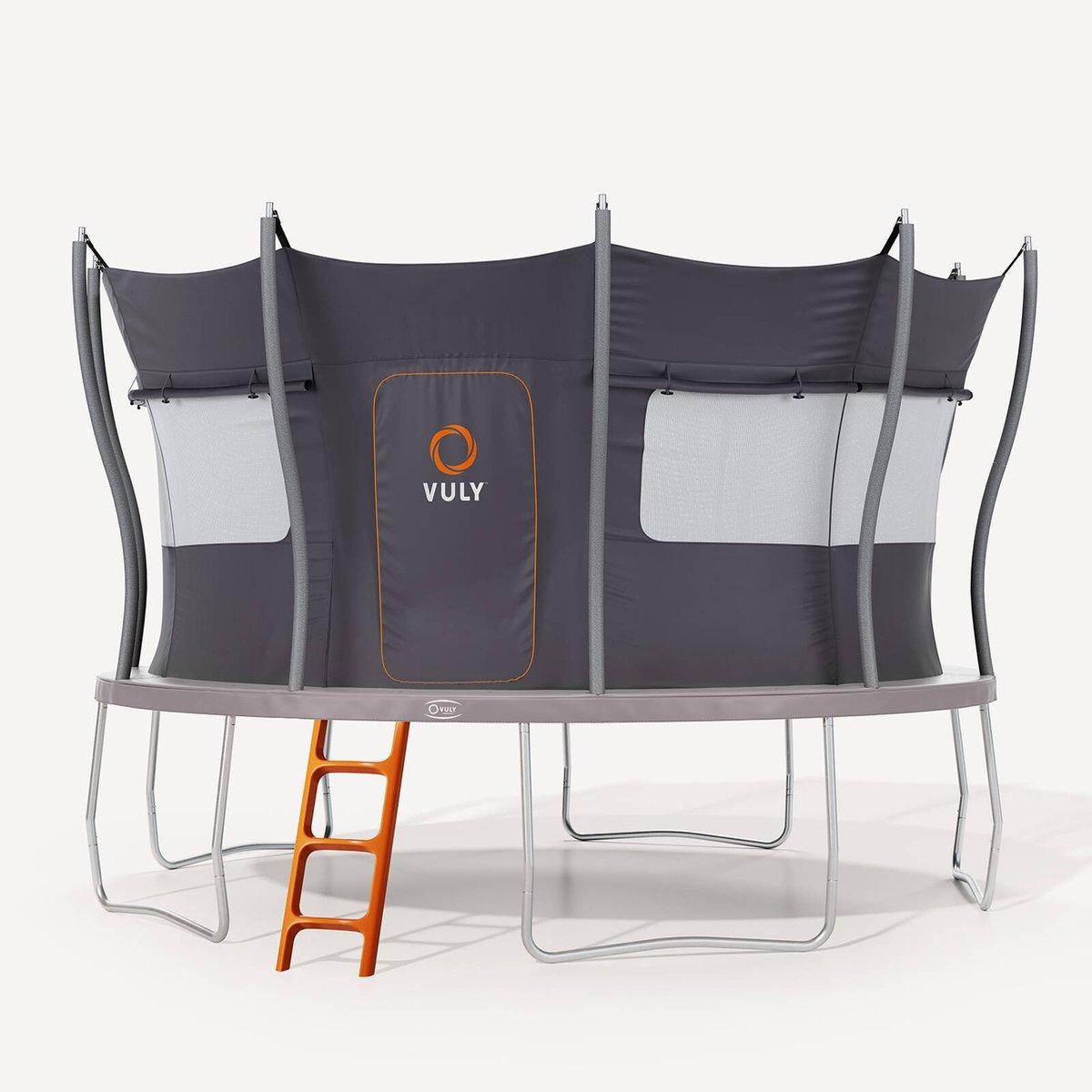 VULY Flare Large 13ft Trampoline for Kids with Safety Enclosure - Round ...