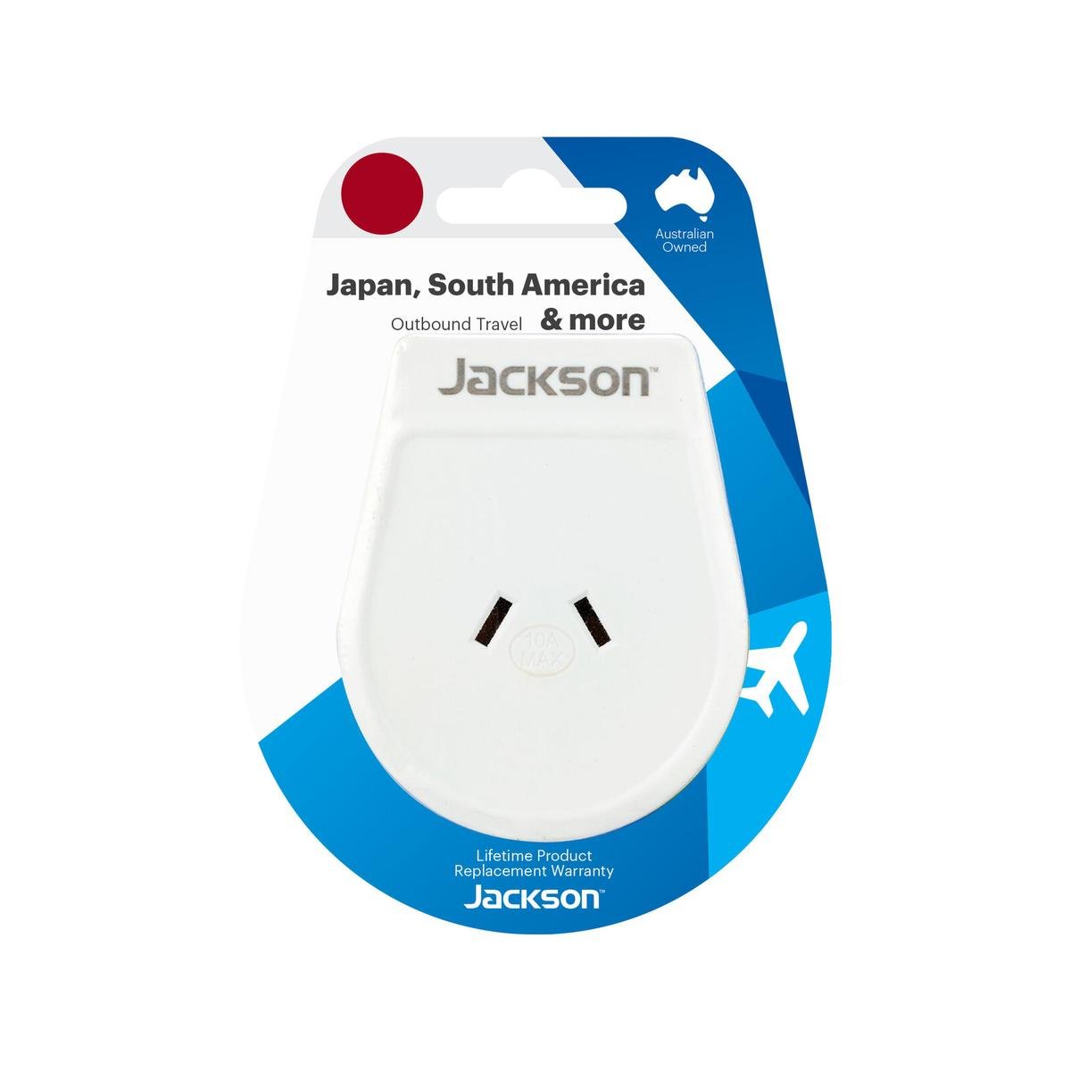 Jackson Japan South America And More Outbound Travel Adaptor - Bunnings ...