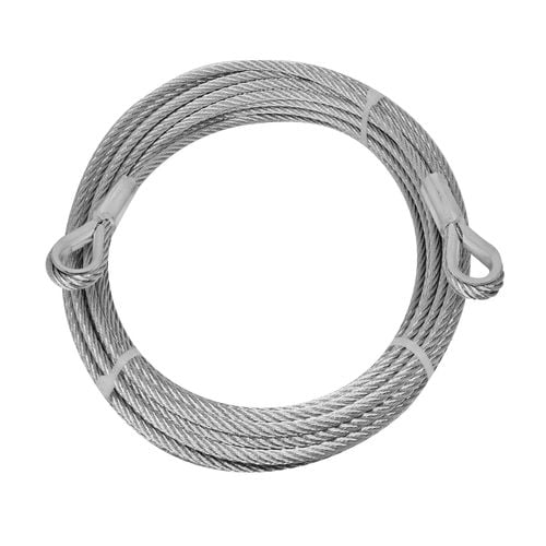 Pinnacle 5mm x 12m Galvanised Wire Rope with Loops - Bunnings Australia