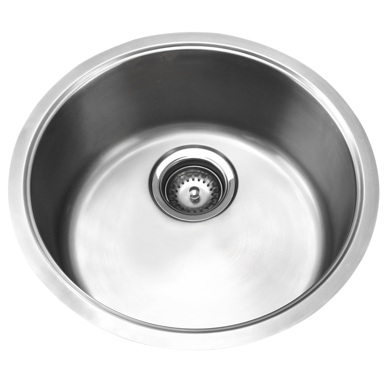 Stainless Steel Resonance Single Bowl Round Sink | Mondella