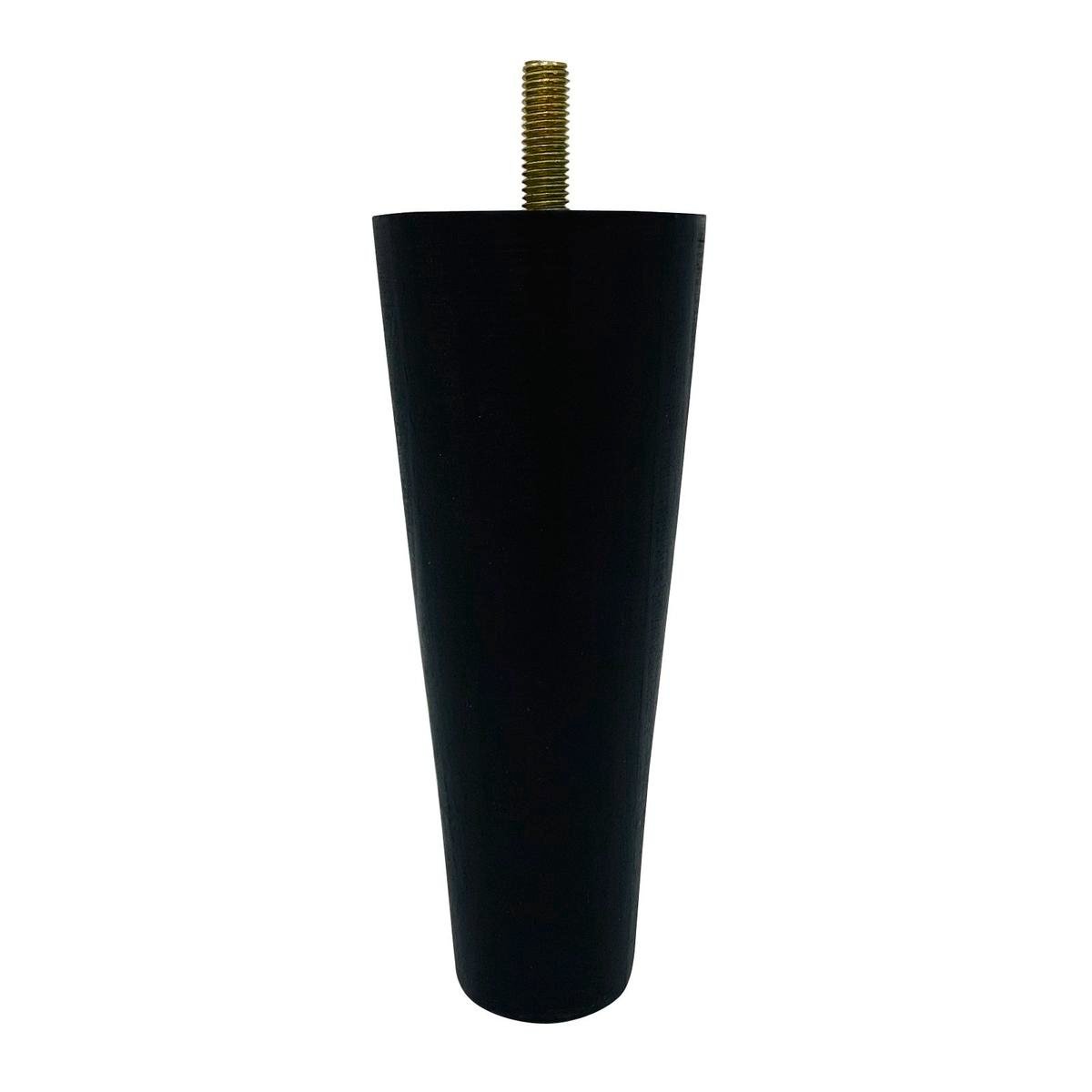 Adoored 53 - 30 x 130mm Black Round Tapered Pine Furniture Leg ...