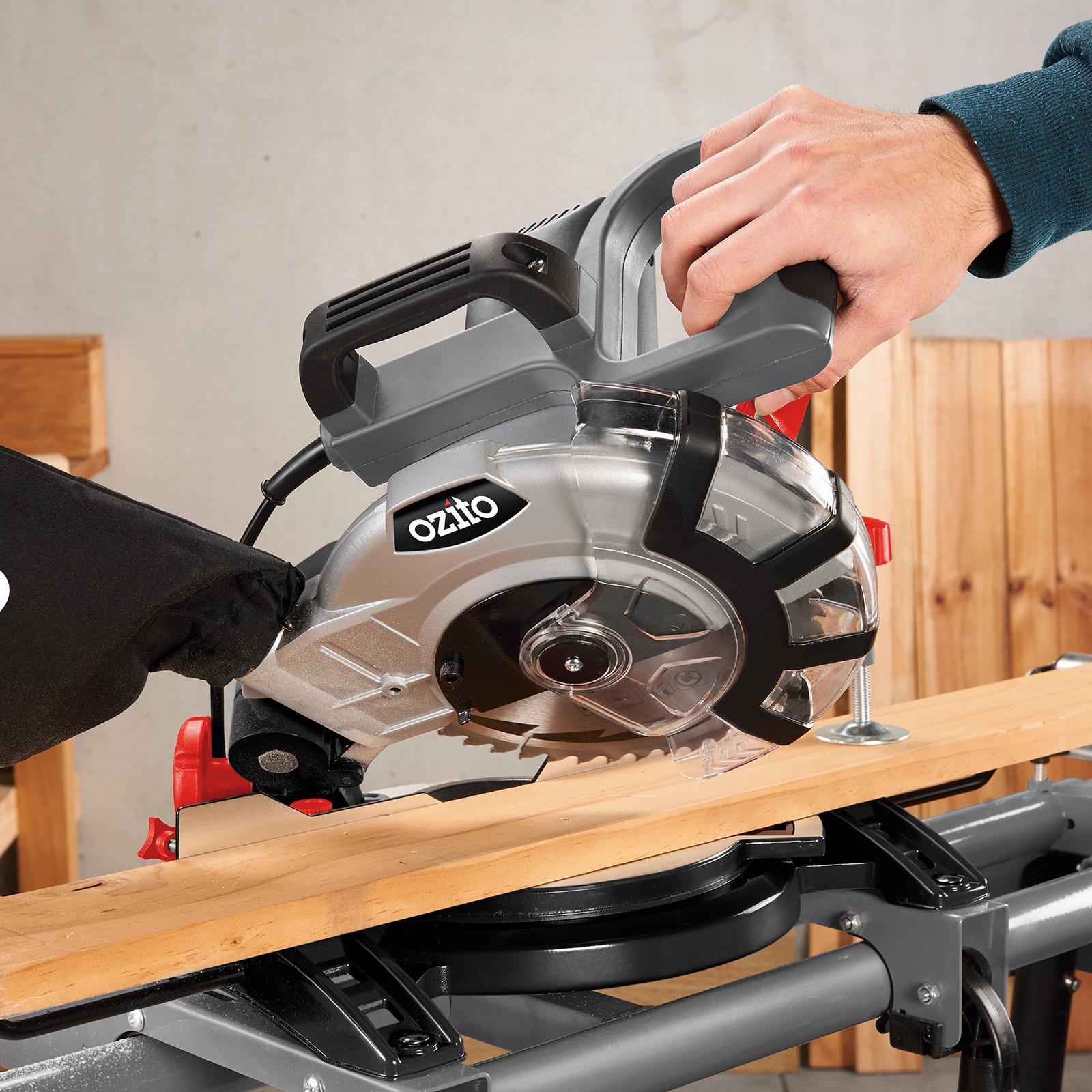 Ozito 1600W 210mm 8 Corded Compound Mitre Saw Bunnings New Zealand