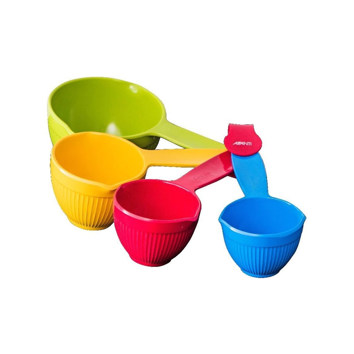 Avanti Coloured Melamine Measuring Cups Set 4 - Bunnings Australia