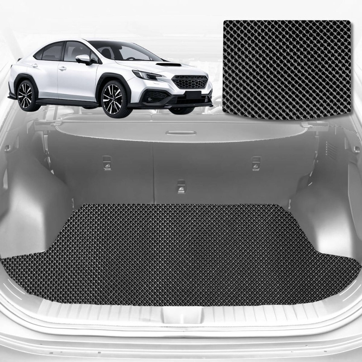 6D Diamond Car Boot Mat for Subaru WRX Manual2022-Current-Wagon-Cargo ...