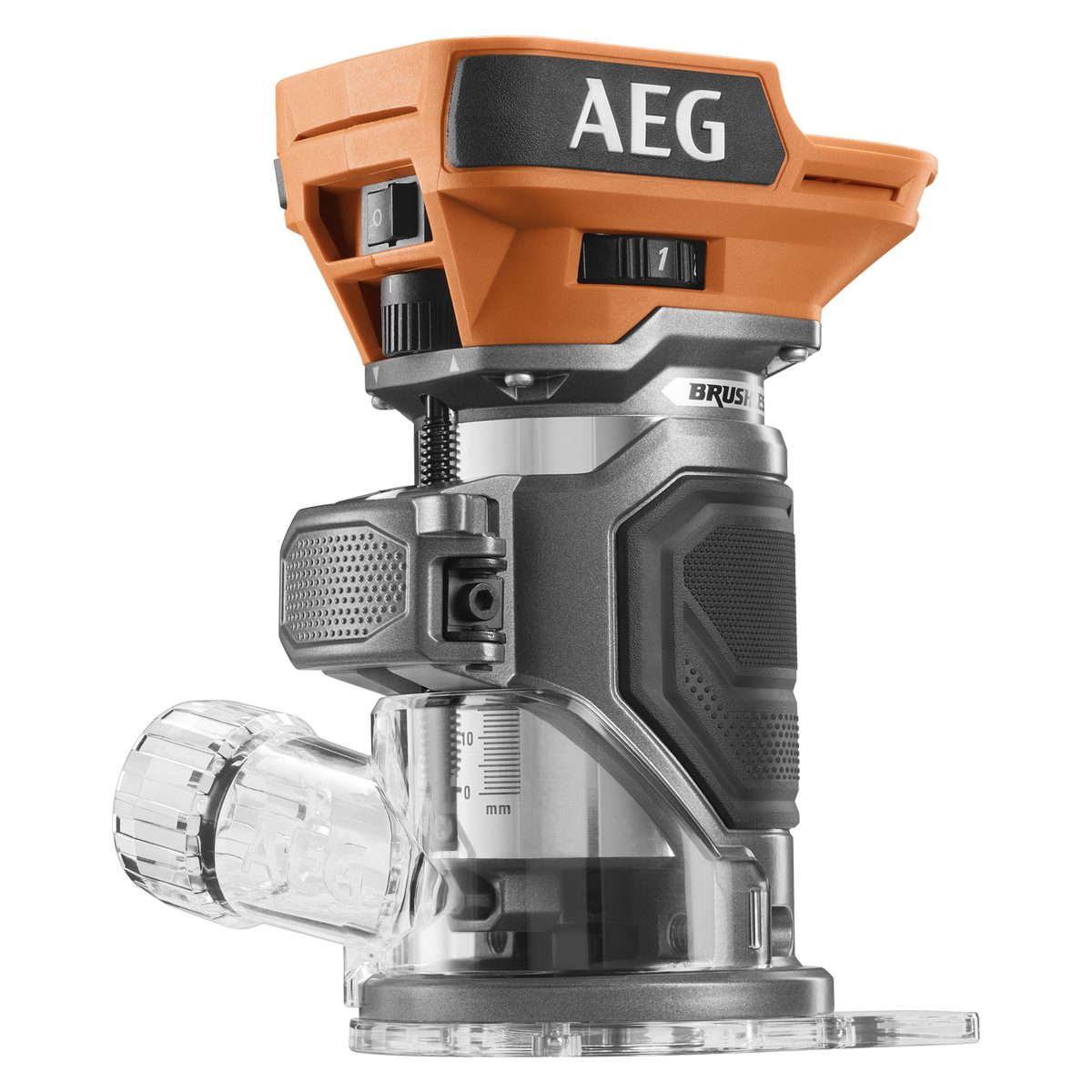 AEG 18V Brushless 1/4" Trim Router - Skin Only - Bunnings Australia