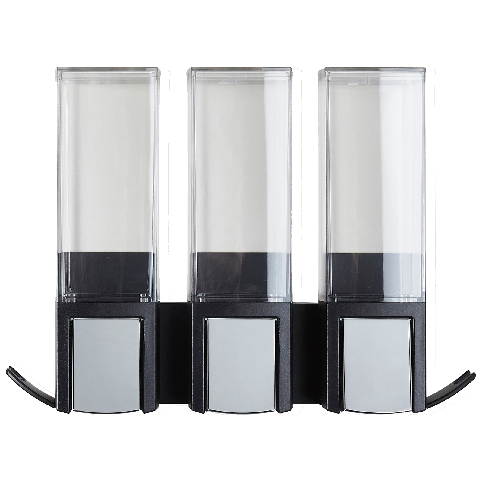 Better Living 500ml Matte Black Clever Triple Chamber Shower Dispenser Bunnings Australia