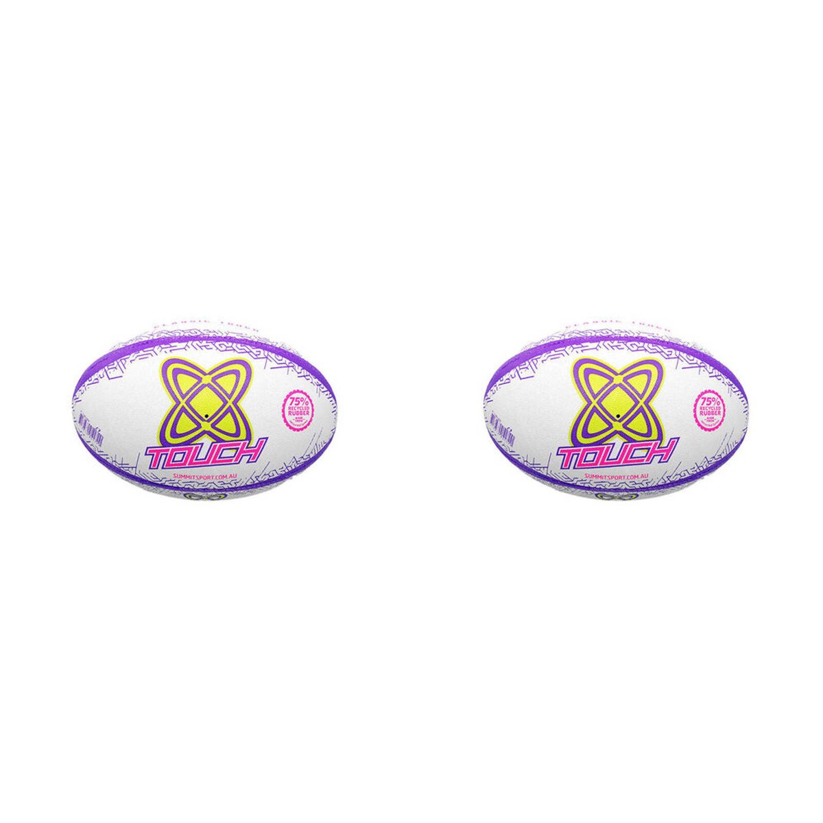 2PK Summit Global Classic Touch Rugby Ball Size 5 - Purple - Bunnings ...