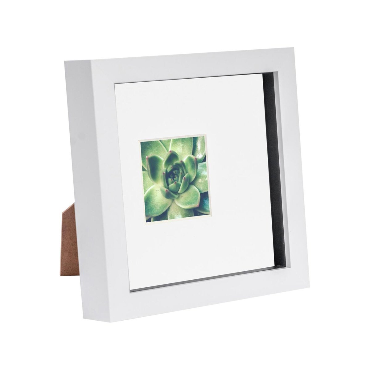 Nicola Spring 6 x 6 3D Shadow Box Photo Frame - Craft Display Picture ...