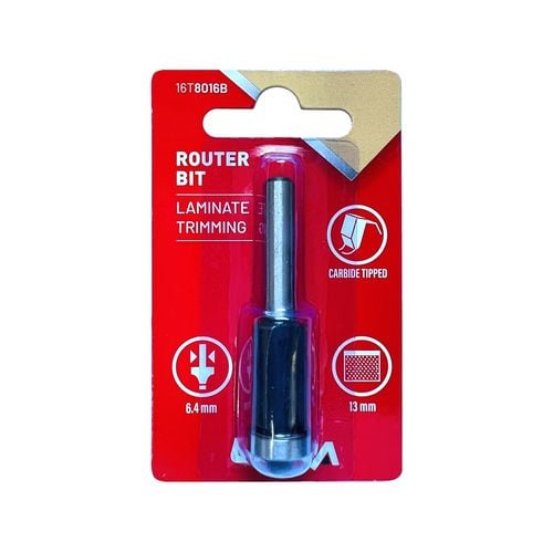 Ultra 6.4 x 13mm Flush Trim Router Bit - Bunnings Australia