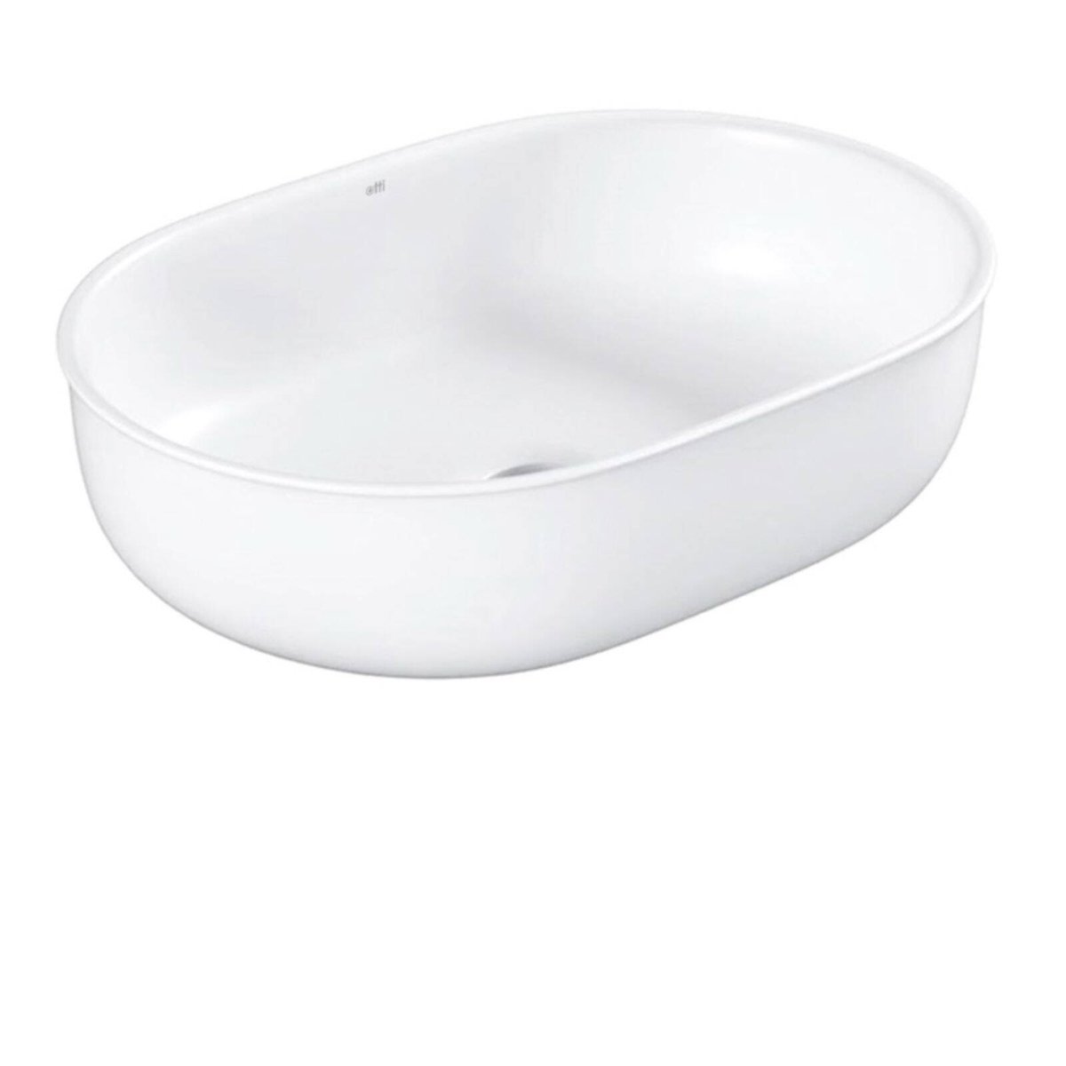 Attica 500 x 350mm Matt White Hampshire Oval Basin - Bunnings Australia