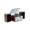 Lenoxx Turntable Player FM Radio - Brown - Bunnings Australia