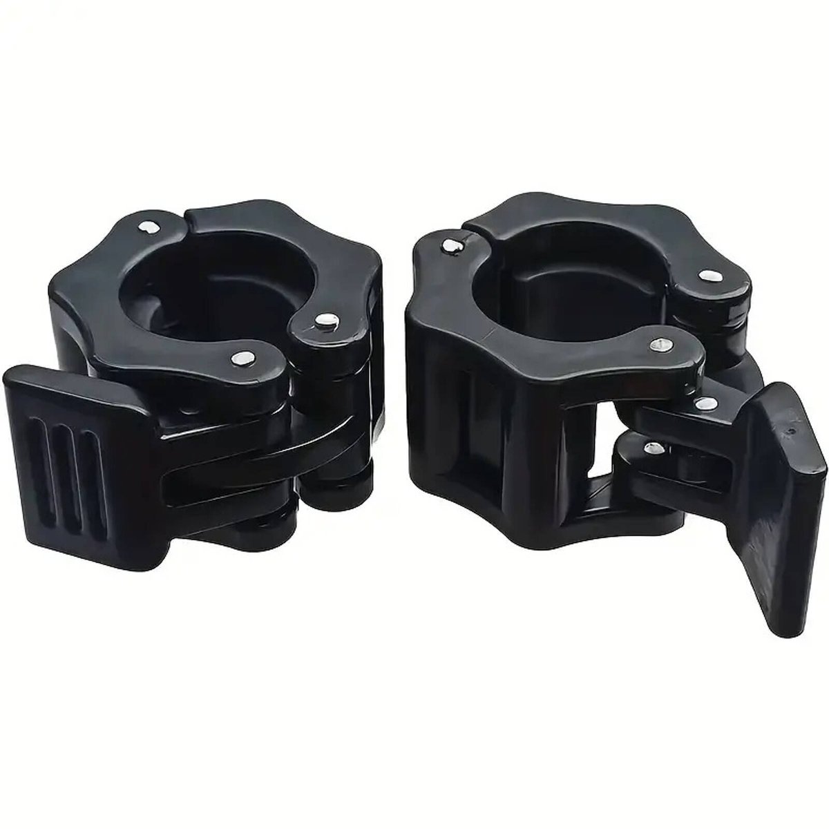 Pair Olympic Barbell Weight Bar Lock Jaw Collars - Bunnings Australia