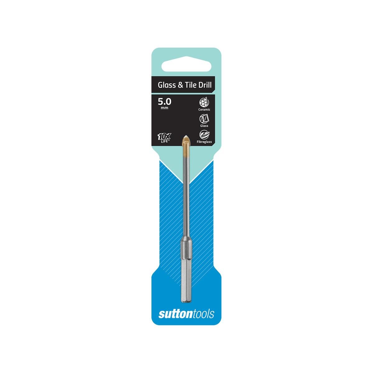 Sutton Tools 5.00mm Glass and Till Drill Bit - Bunnings New Zealand