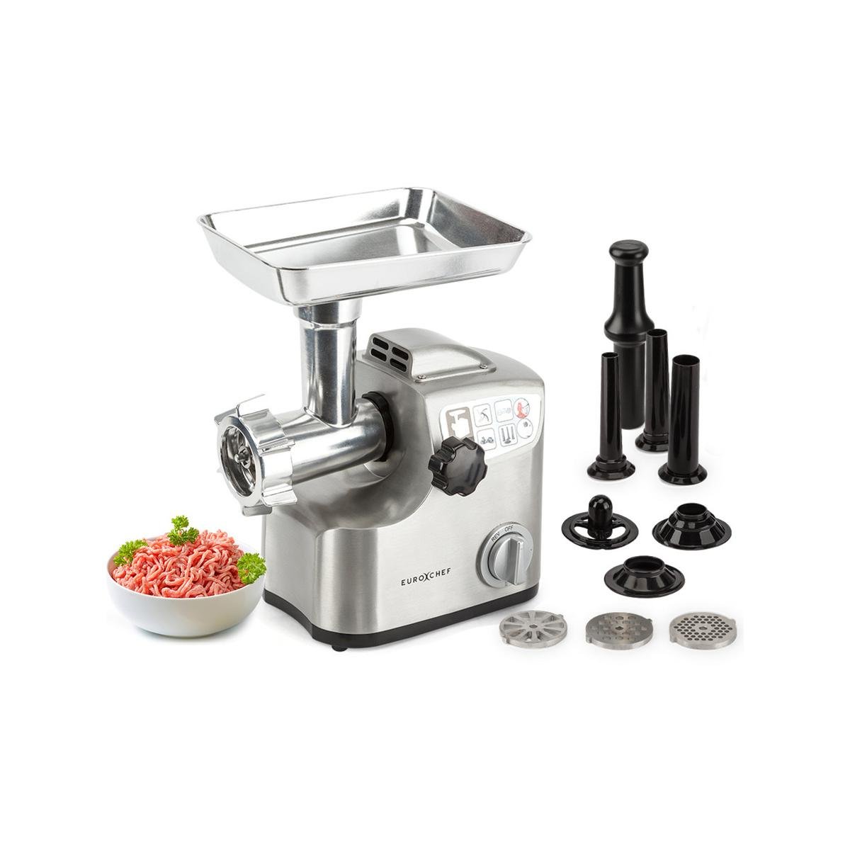 EuroChef Meat Grinder Electric Mincer Sausage Filler Kebbe Maker ...
