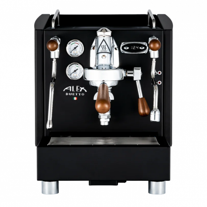 Izzo Alex PID Coffee Machine Black with Walnut - Bunnings Australia