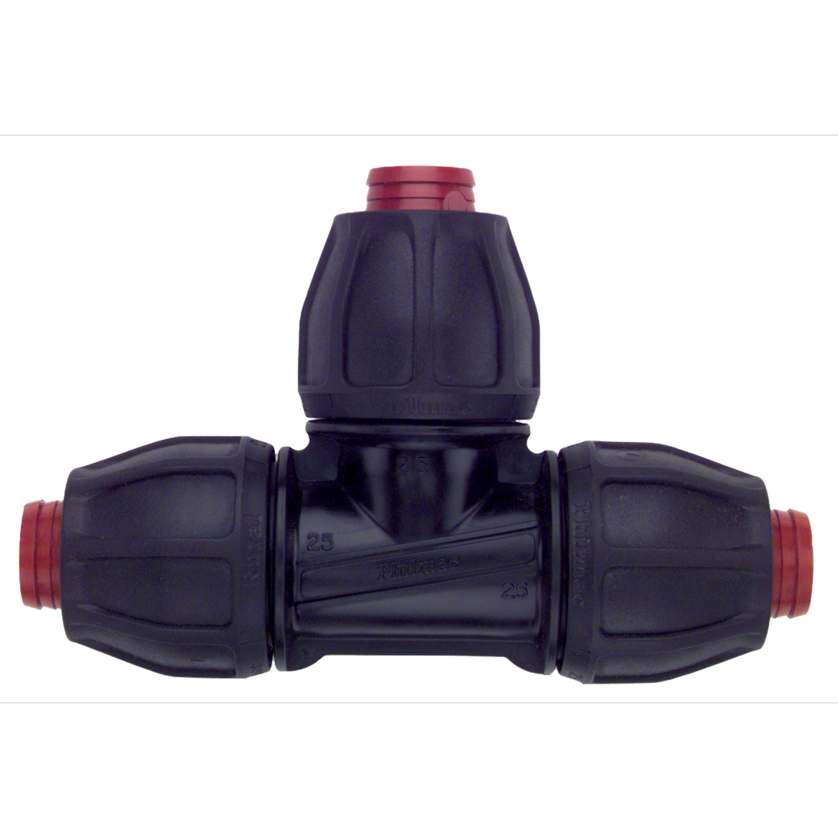 Philmac 1" Poly x Poly x Poly Rural Tee - Bunnings Australia